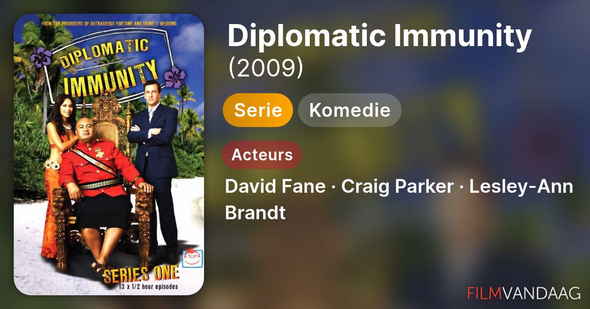 Diplomatic Immunity (serie, 2009) - FilmVandaag.nl