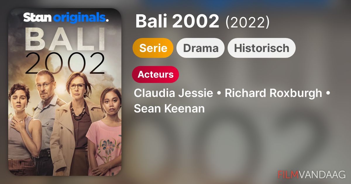 Bali 2002 (serie, 2022) - FilmVandaag.nl
