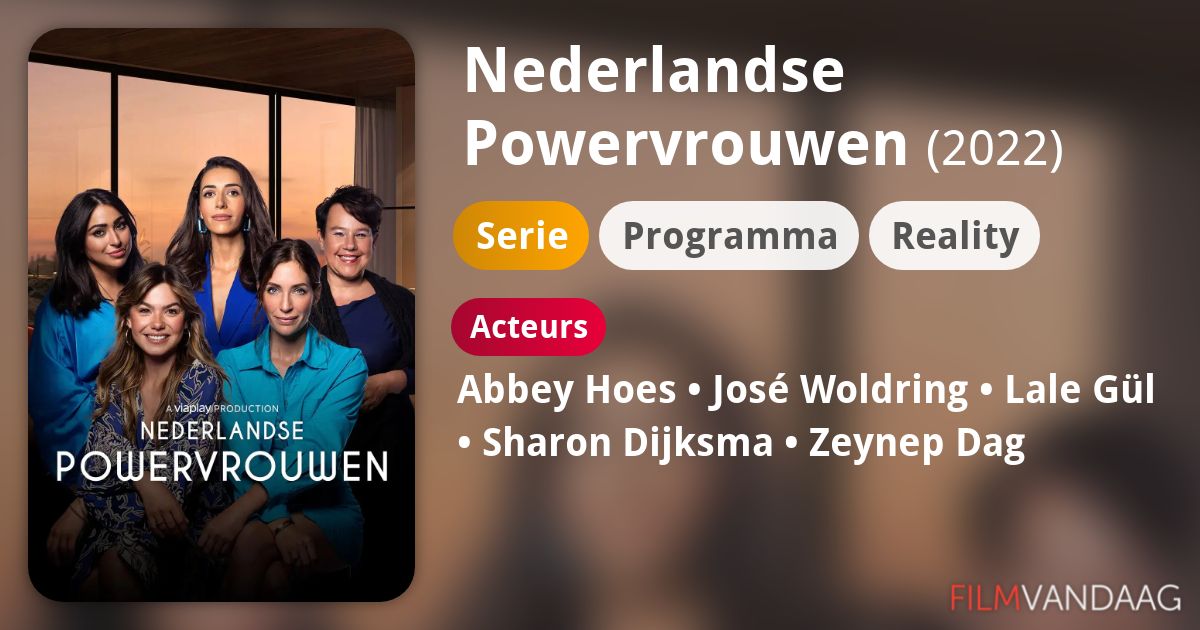 Nederlandse Powervrouwen (serie, 2022) - FilmVandaag.nl