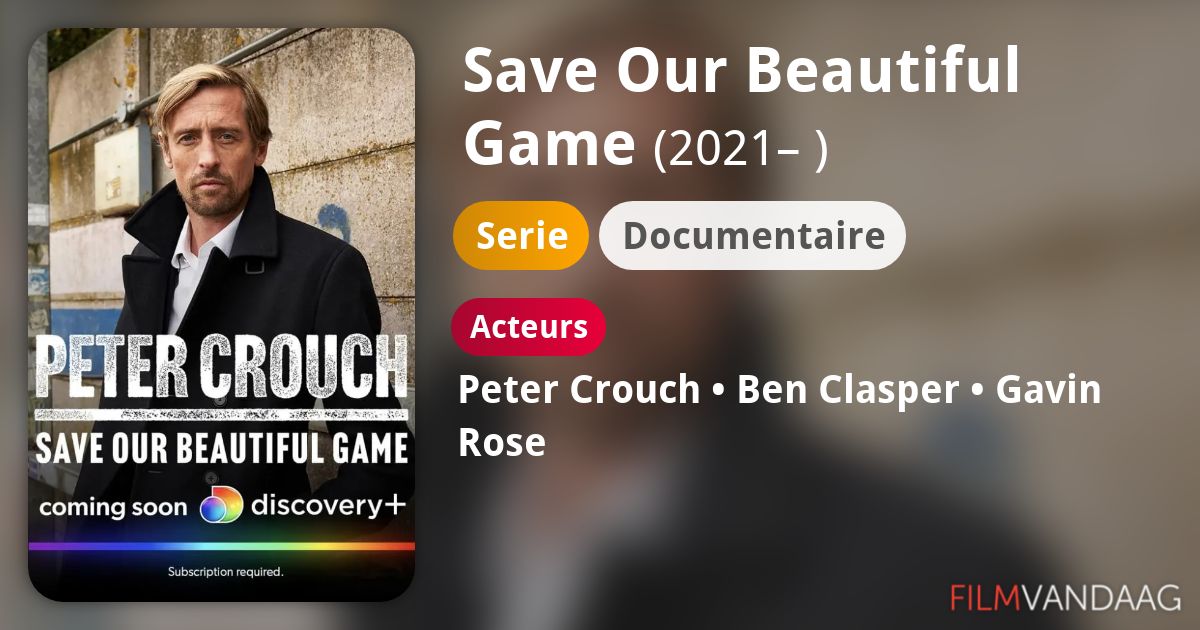 Koop Save Our Beautiful Game (serie, 2021– ) op dvd of blu-ray ...