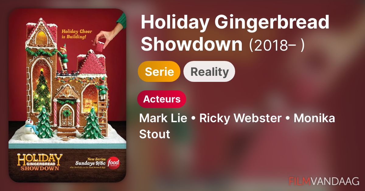Holiday Gingerbread Showdown (serie, 2018– ) - FilmVandaag.nl