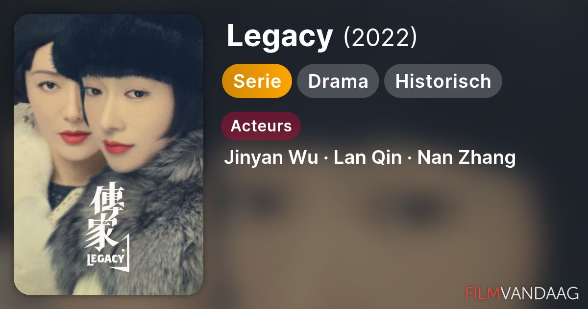 Legacy (serie, 2022) - FilmVandaag.nl