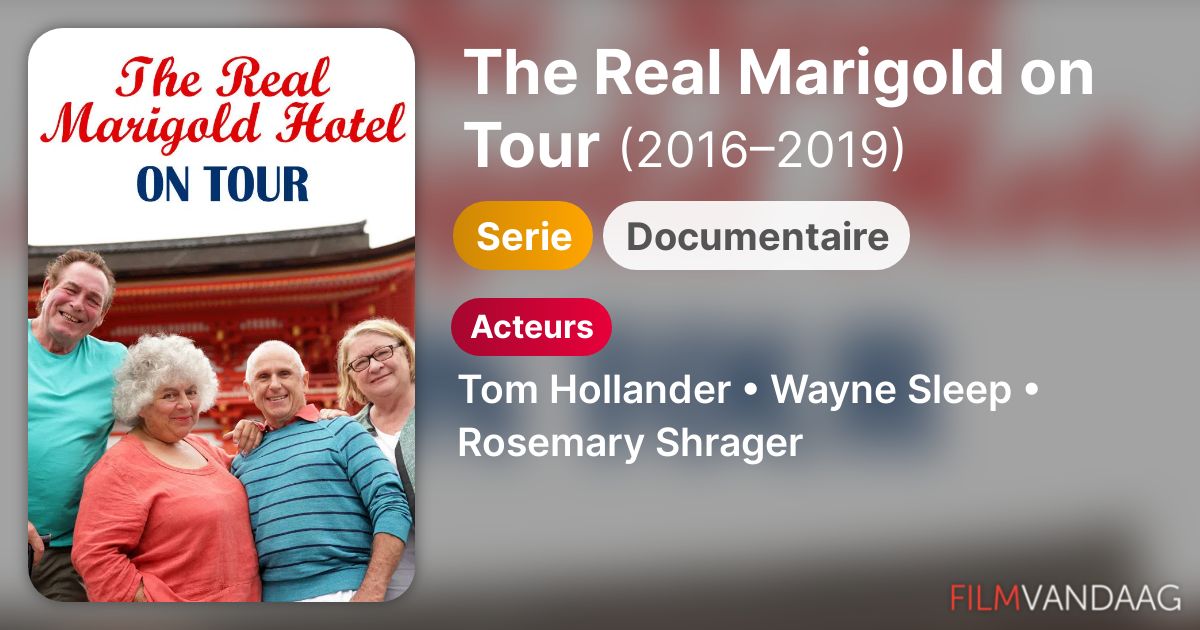 The Real Marigold on Tour (serie, 2016–2019) - FilmVandaag.nl