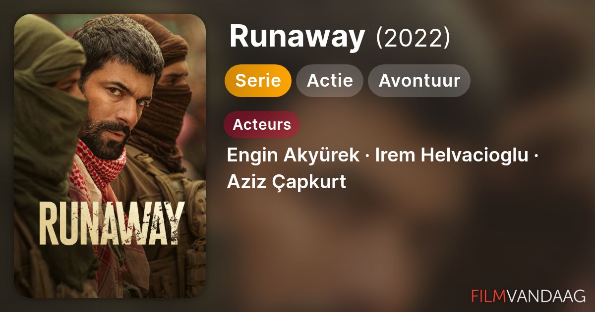 Runaway (serie, 2022) - FilmVandaag.nl