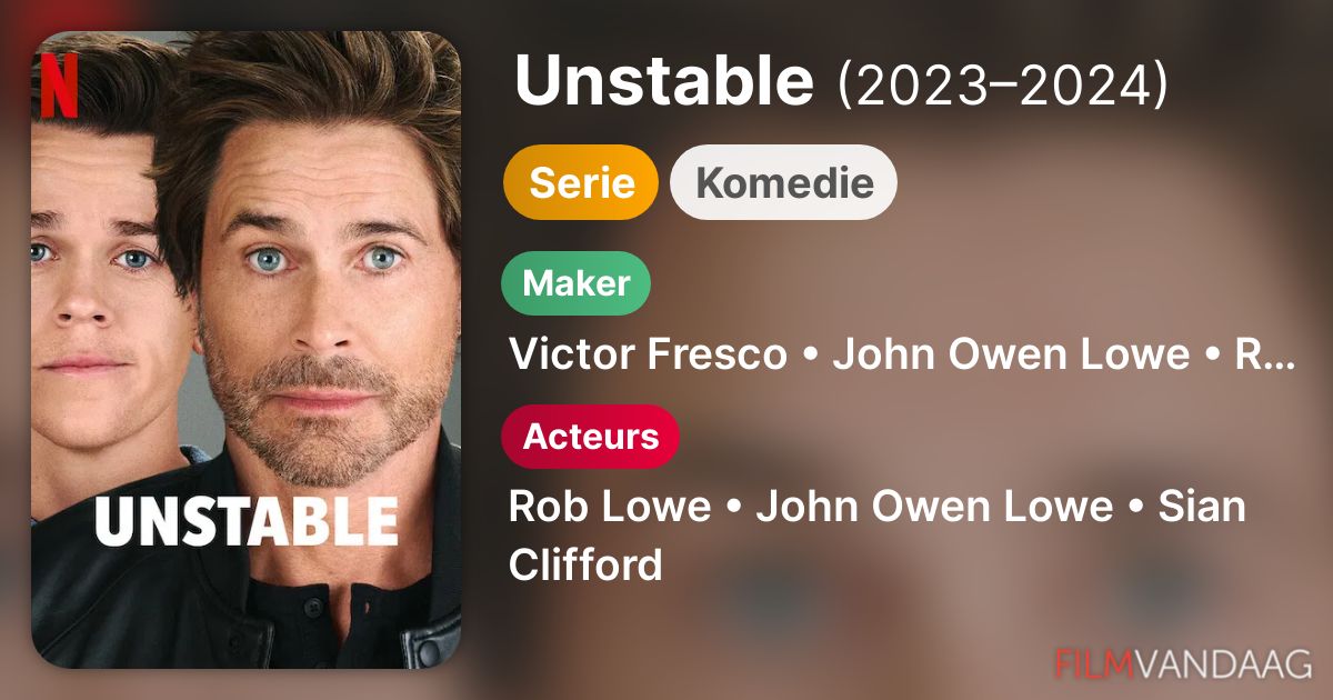 Unstable (serie, 2023–2024) - FilmVandaag.nl