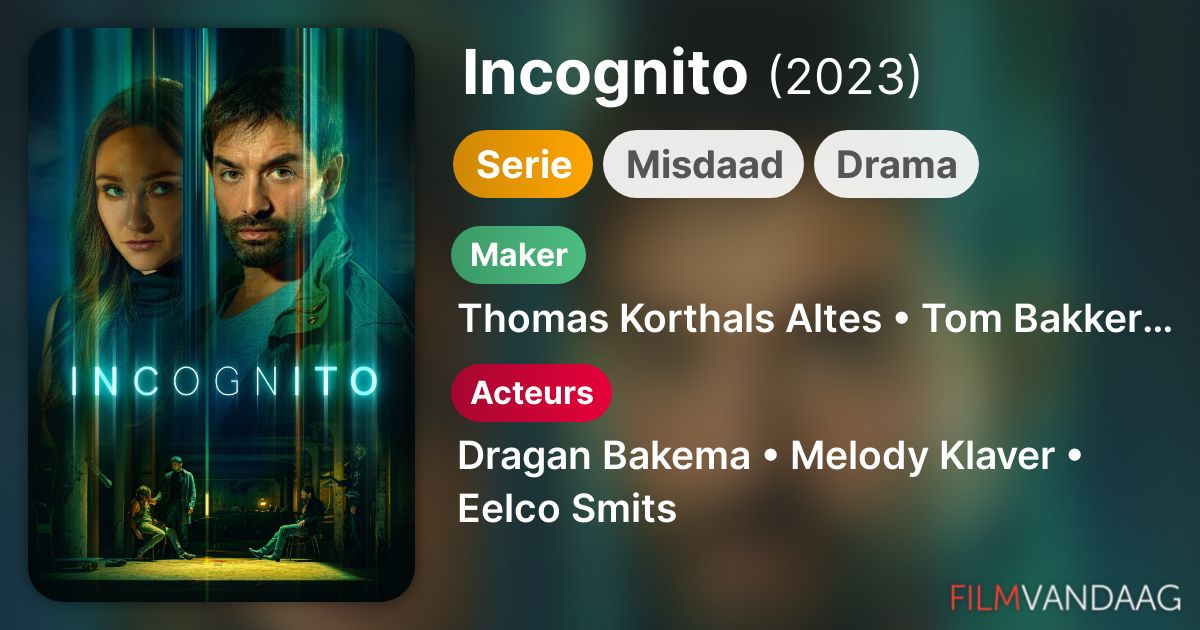 Incognito (serie, 2023) - FilmVandaag.nl