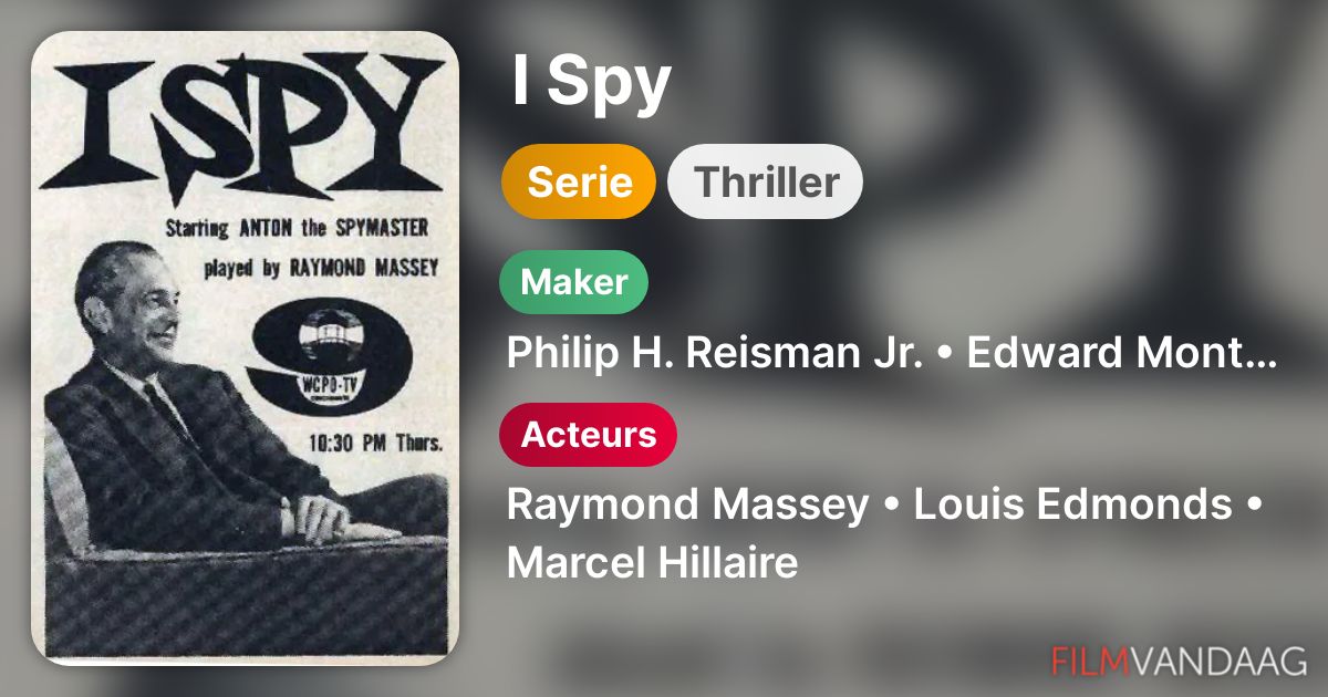 I Spy (serie) - FilmVandaag.nl
