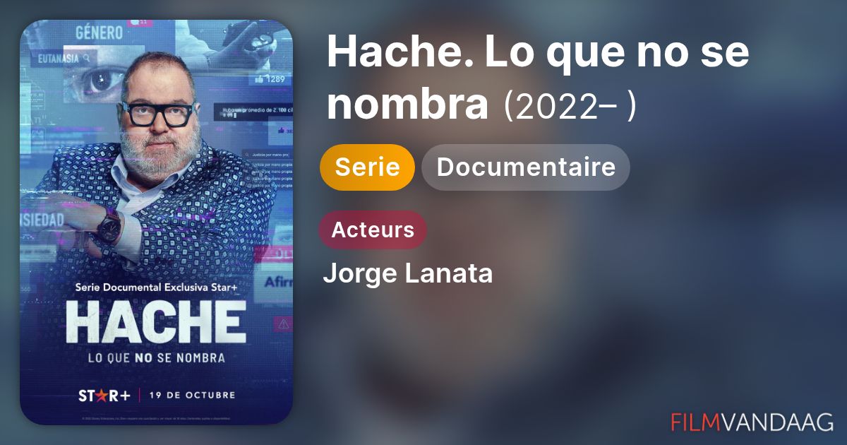Hache. Lo que no se nombra (serie, 2022– ) - FilmVandaag.nl