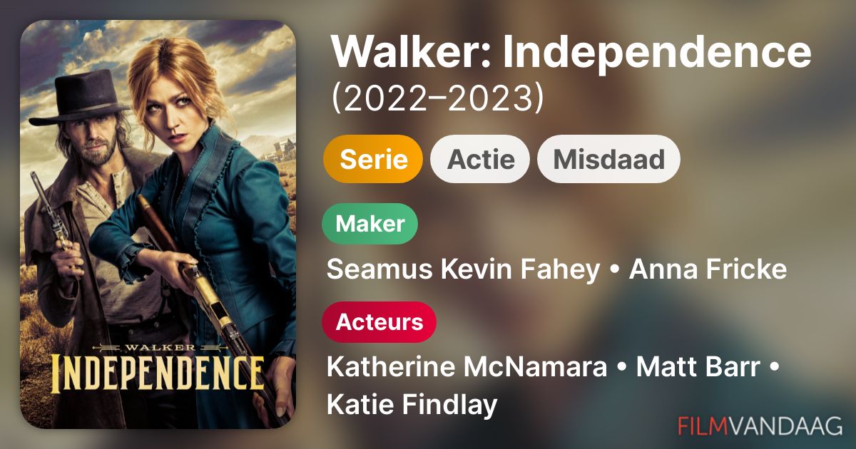 Walker: Independence (serie, 2022–2023) - FilmVandaag.nl