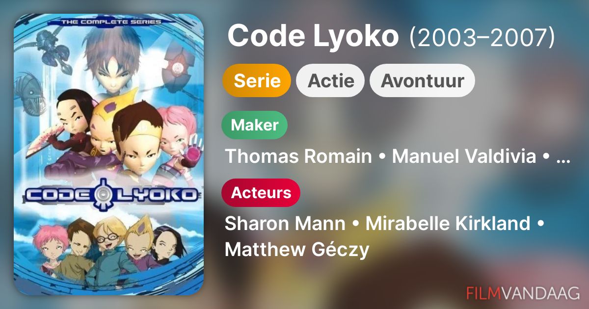 Code Lyoko (serie, 2003–2007) - FilmVandaag.nl