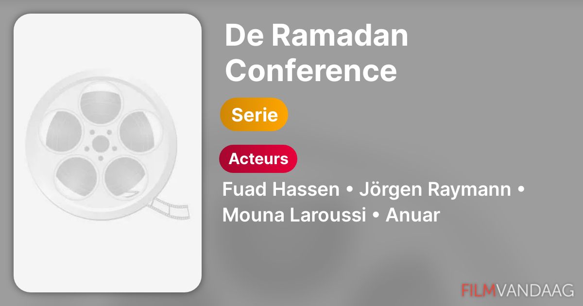 De Ramadan Conference (serie) - FilmVandaag.nl