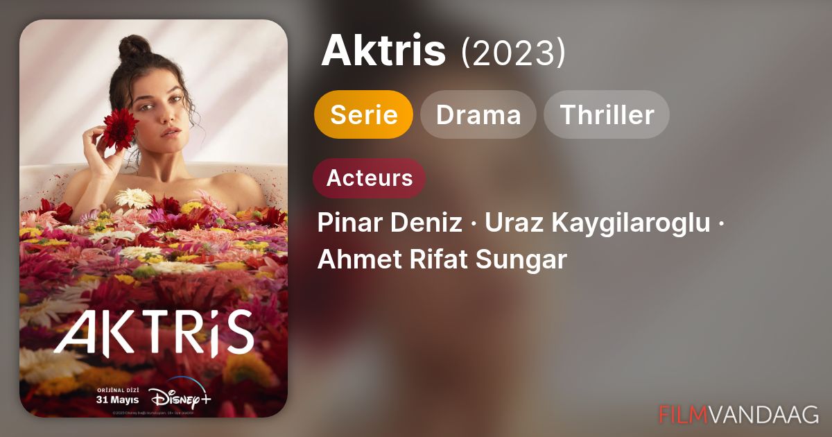 Aktris (serie, 2023) - FilmVandaag.nl