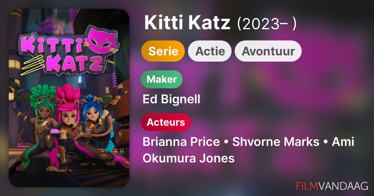 Volledige Cast van Kitti Katz (serie, 2023– ) - FilmVandaag.nl
