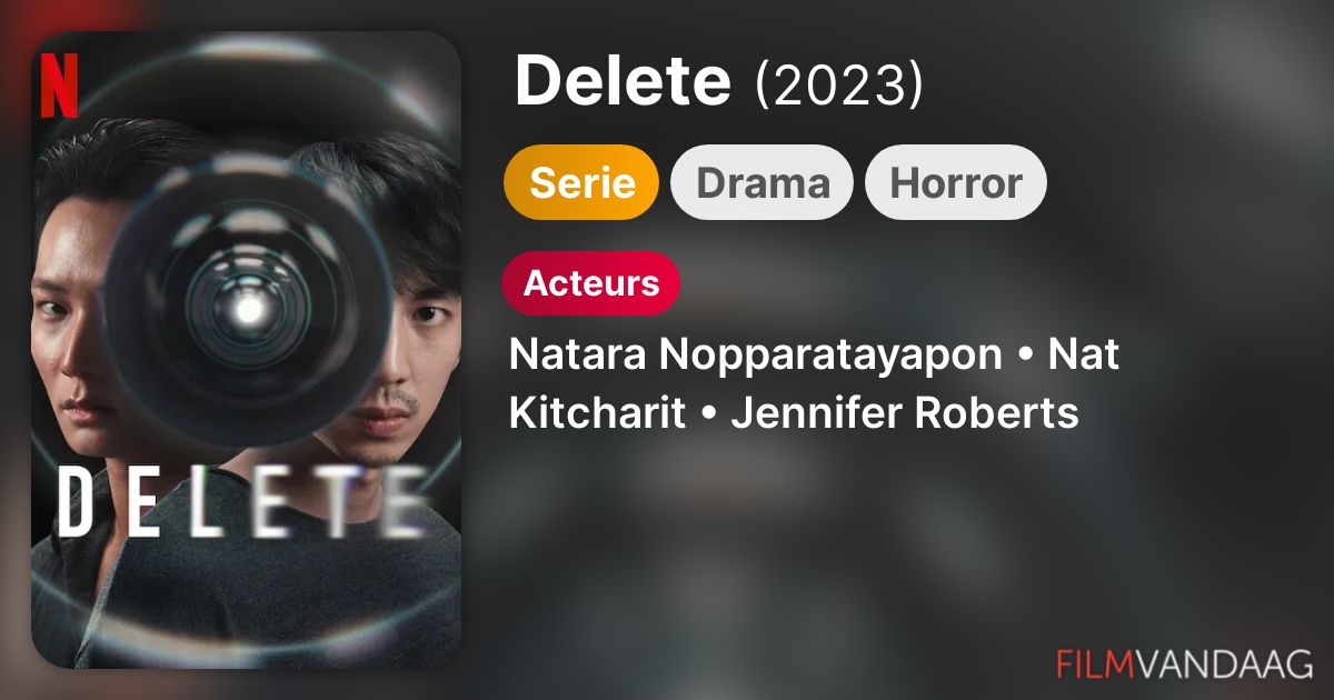 Delete (serie, 2023) - FilmVandaag.nl