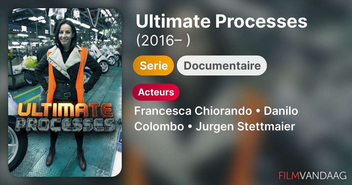 Ultimate Processes (serie, 2016– ) - FilmVandaag.nl