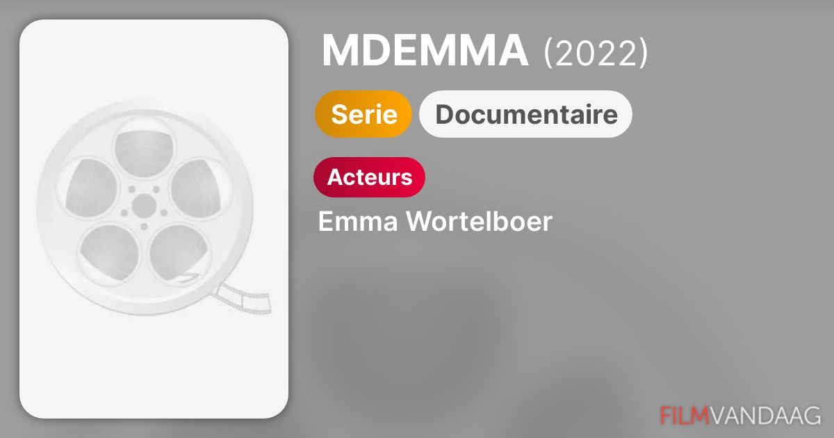 MDEMMA (serie, 2022) - FilmVandaag.nl