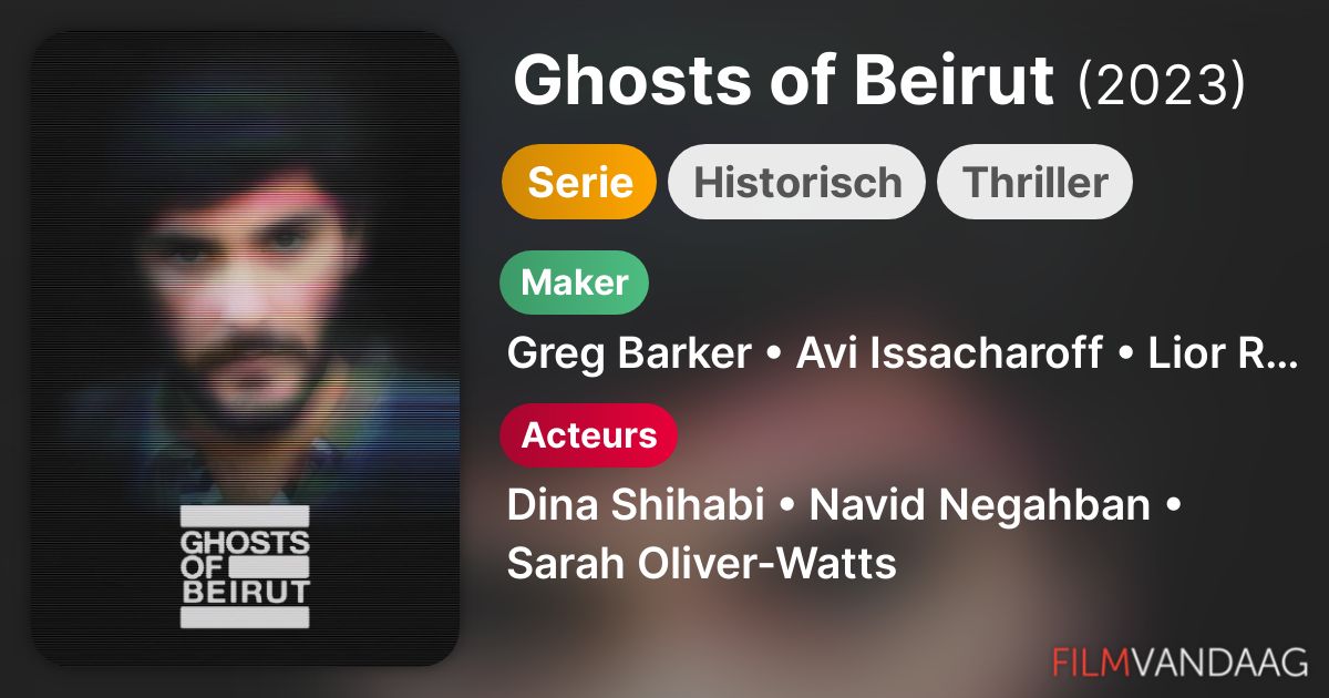 Ghosts of Beirut (serie, 2023) - FilmVandaag.nl