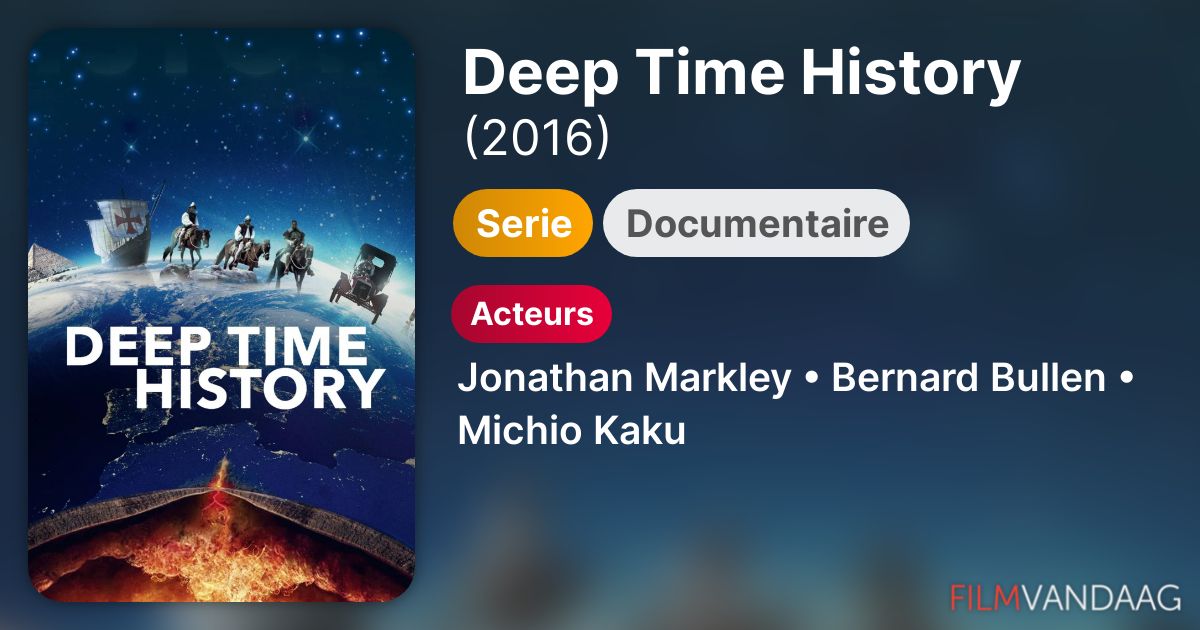 Deep Time History (serie, 2016– ) - FilmVandaag.nl