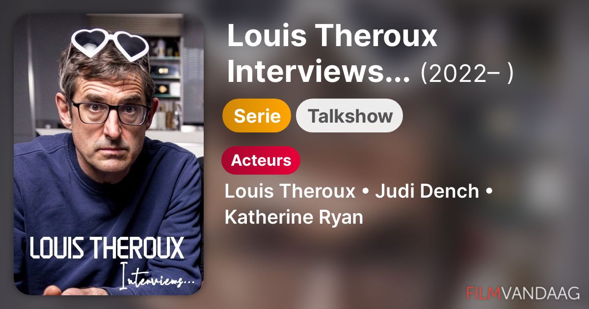 Koop Louis Theroux Interviews... (serie, 2022– ) op dvd of blu-ray ...