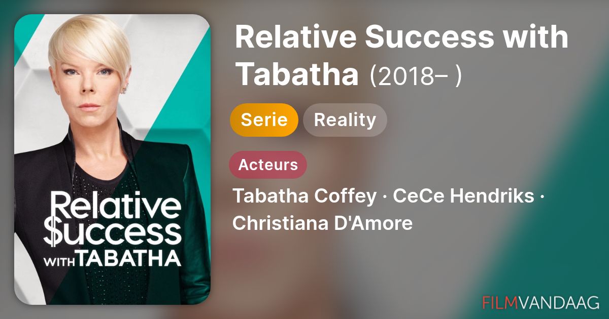 Relative Success with Tabatha (serie, 2018– ) - FilmVandaag.nl