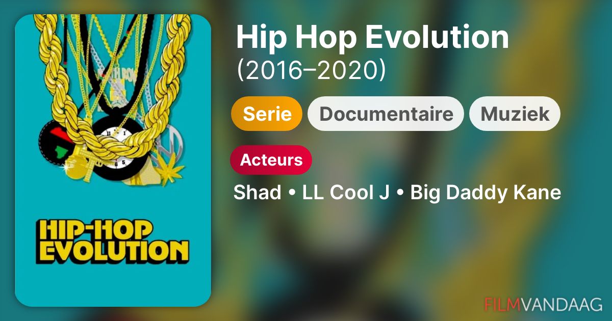 Hip Hop Evolution (serie, 2016–2020) - FilmVandaag.nl