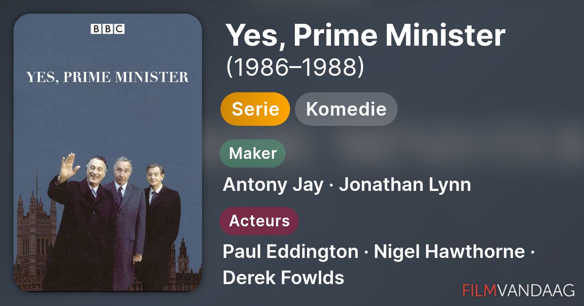 Yes, Prime Minister (serie, 1986–1988) - FilmVandaag.nl