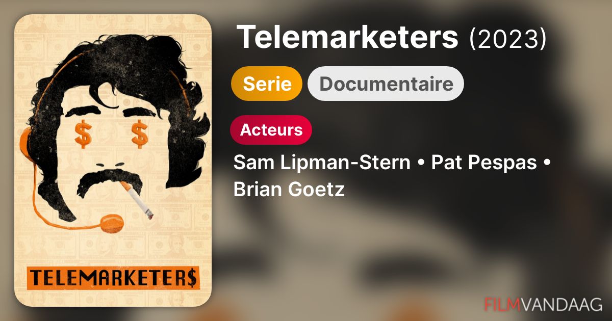 Telemarketers (serie, 2023) - FilmVandaag.nl