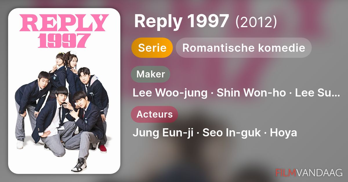 Reply 1997 (serie, 2012) - FilmVandaag.nl