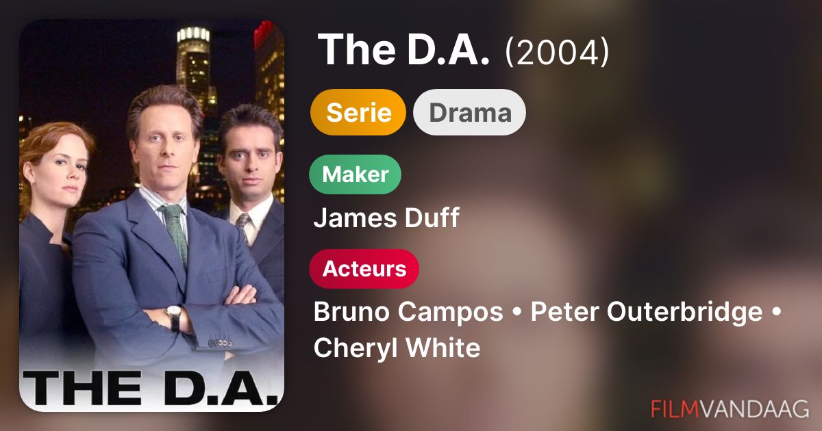 The D.A. (serie, 2004) - FilmVandaag.nl