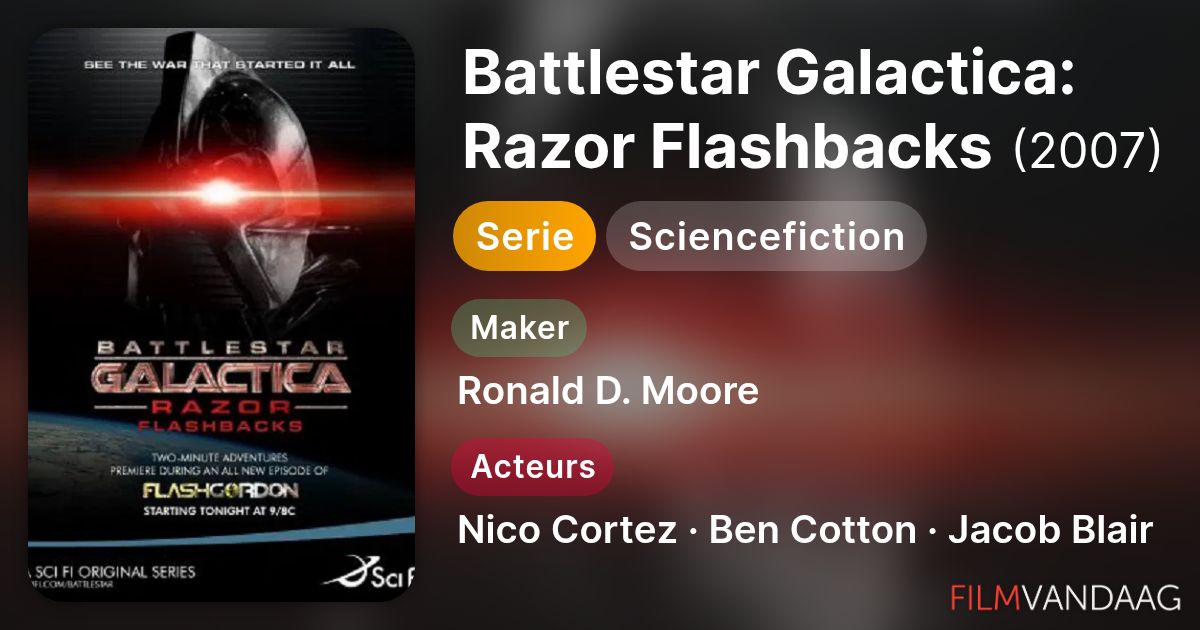 Volledige Cast van Battlestar Galactica: Razor Flashbacks (serie, 2007 ...