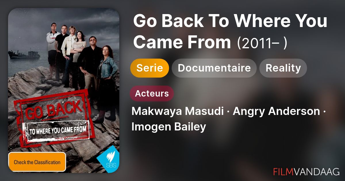 Go Back To Where You Came From (serie, 2011–2015) - FilmVandaag.nl