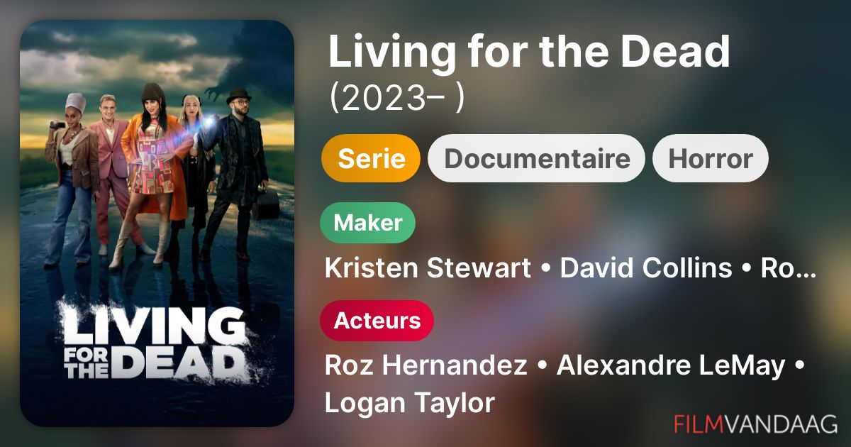 Living for the Dead (serie, 2023– ) - FilmVandaag.nl