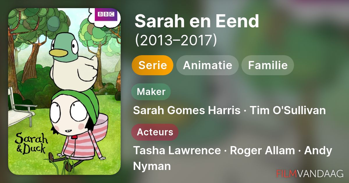 Sarah en Eend (serie, 2013–2017) - FilmVandaag.nl