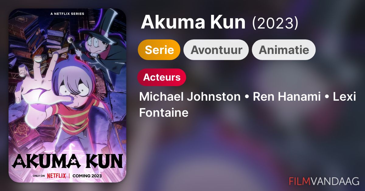 Akuma Kun (serie, 2023) - FilmVandaag.nl