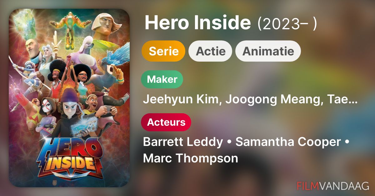 Hero Inside (serie, 2023– ) - FilmVandaag.nl