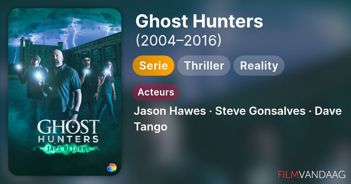 Ghost Hunters (serie, 2004–2016) - FilmVandaag.nl