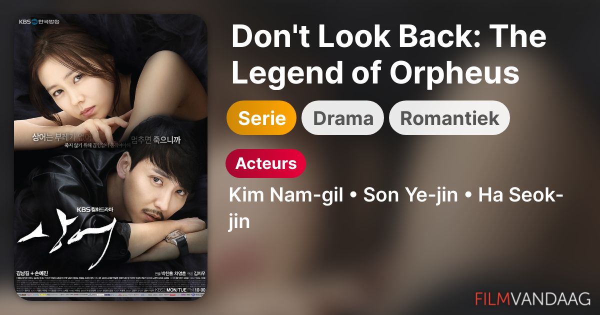 Don't Look Back: The Legend of Orpheus (serie, 2013) - FilmVandaag.nl