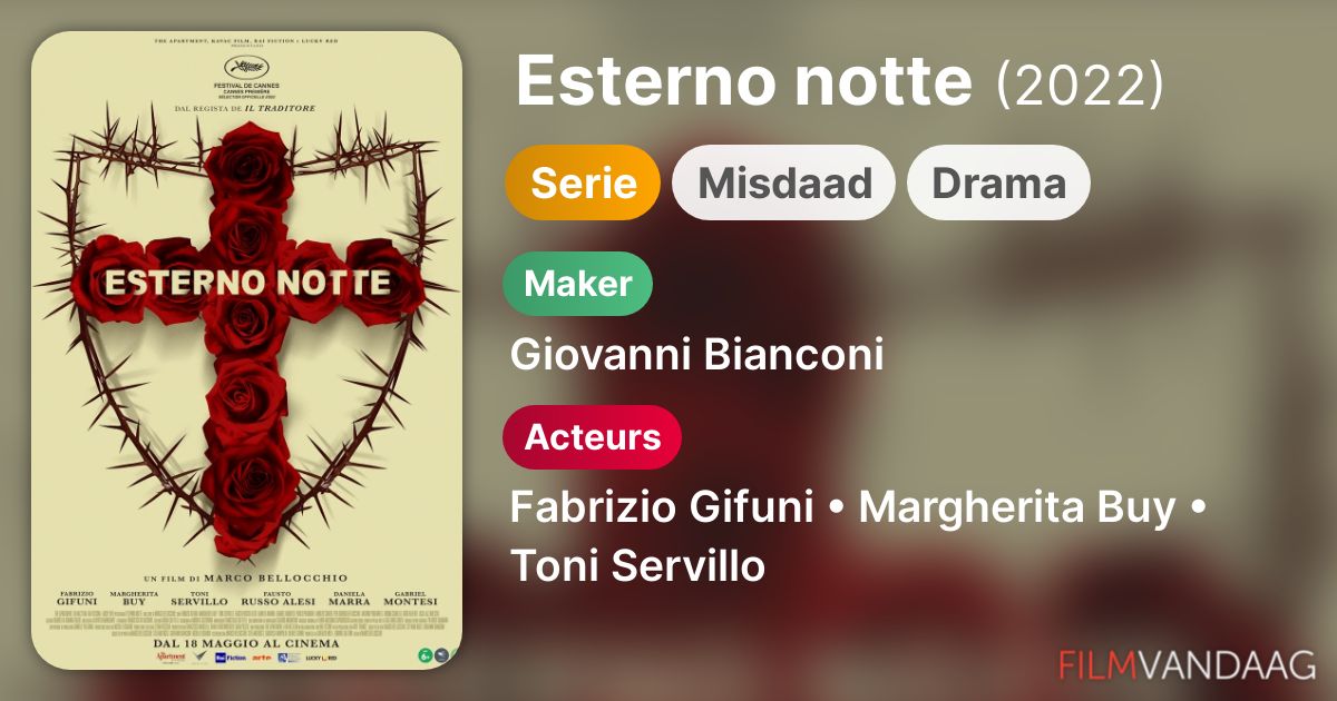 Esterno notte (serie, 2022) - FilmVandaag.nl