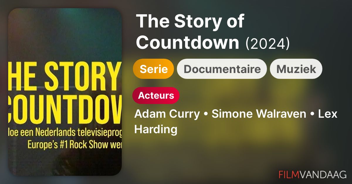 The Story of Countdown (serie, 2024) - FilmVandaag.nl