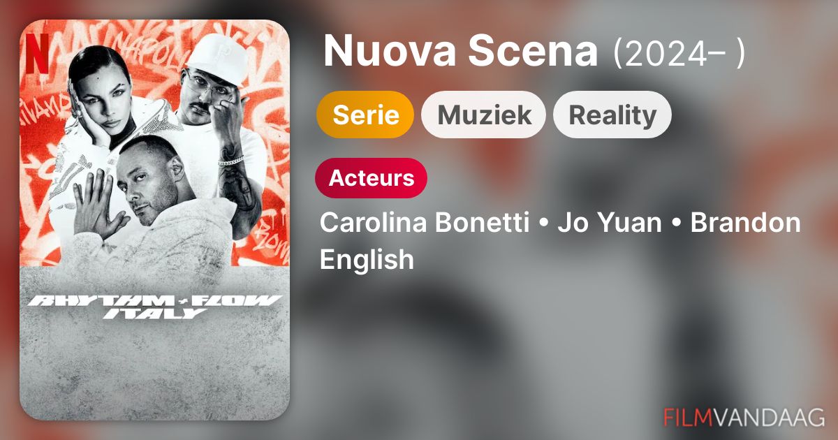 Nuova Scena (serie, 2024– ) - FilmVandaag.nl