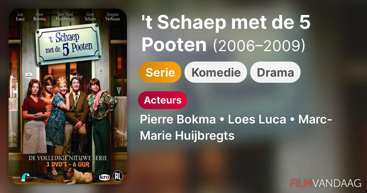 Volledige Cast van 't Schaep met de 5 Pooten (serie, 2006–2007 ...