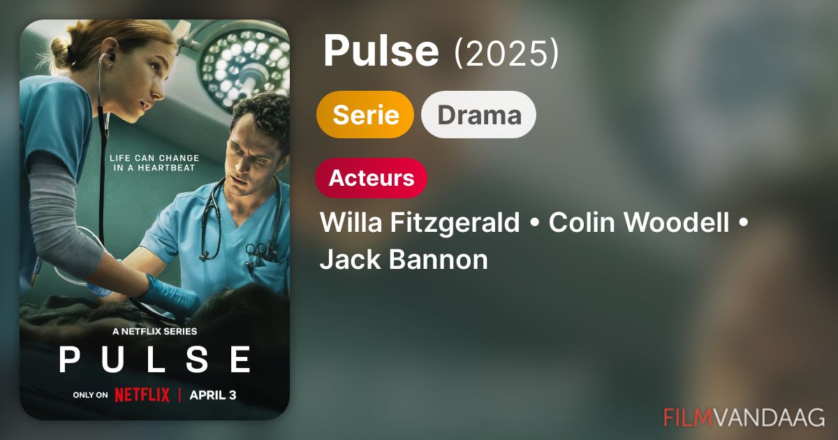Pulse (serie, 2025) - FilmVandaag.nl