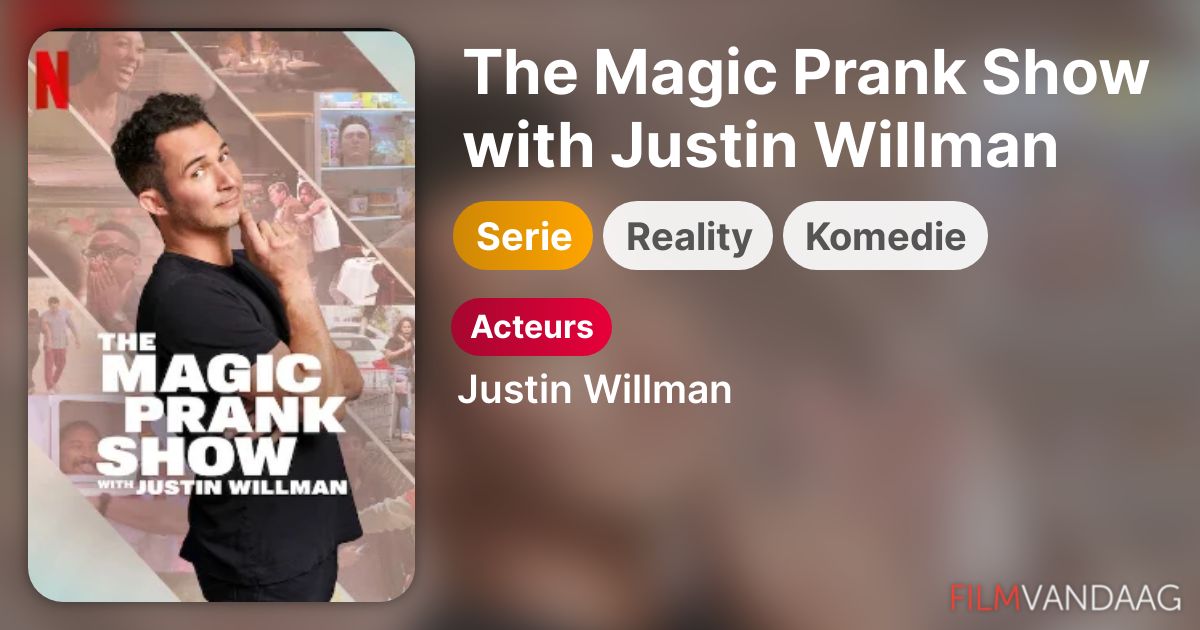 Koop The Magic Prank Show with Justin Willman (serie, 2024) op dvd of ...