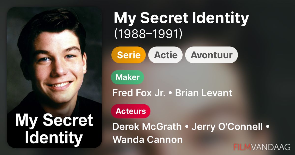 My Secret Identity (serie, 1988–1991) - FilmVandaag.nl
