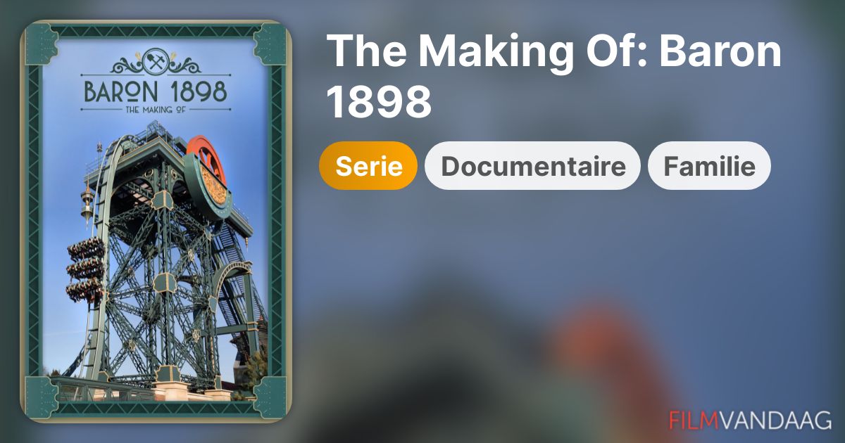 The Making Of: Baron 1898 (serie) - FilmVandaag.nl