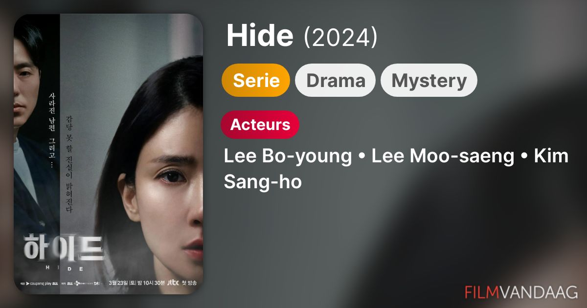 Hide (serie, 2024) - FilmVandaag.nl