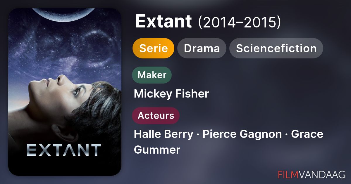 Extant (serie, 2014–2015) - FilmVandaag.nl