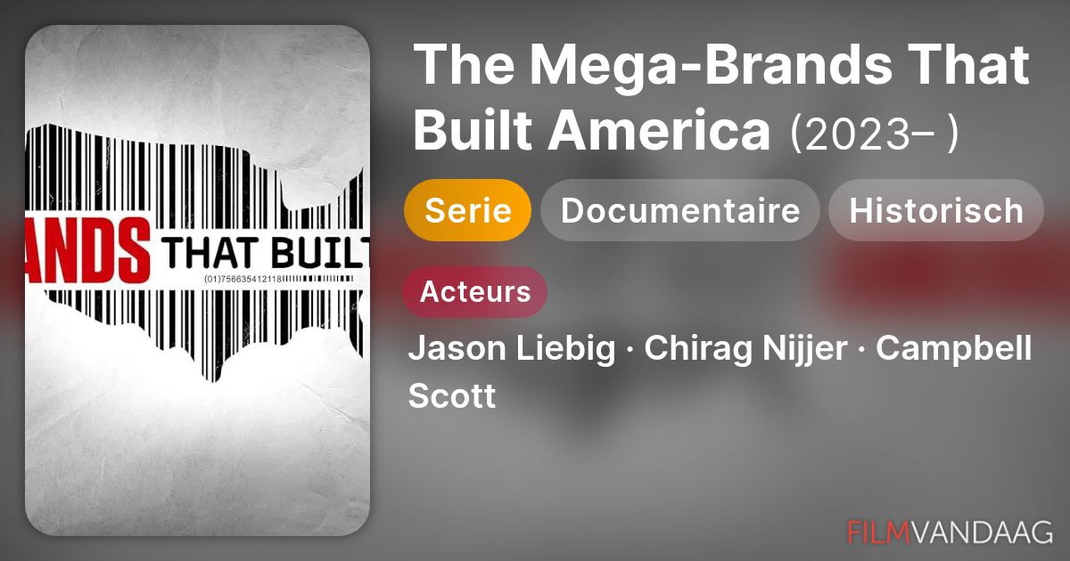 The Mega-Brands That Built America (serie, 2023– ) - FilmVandaag.nl