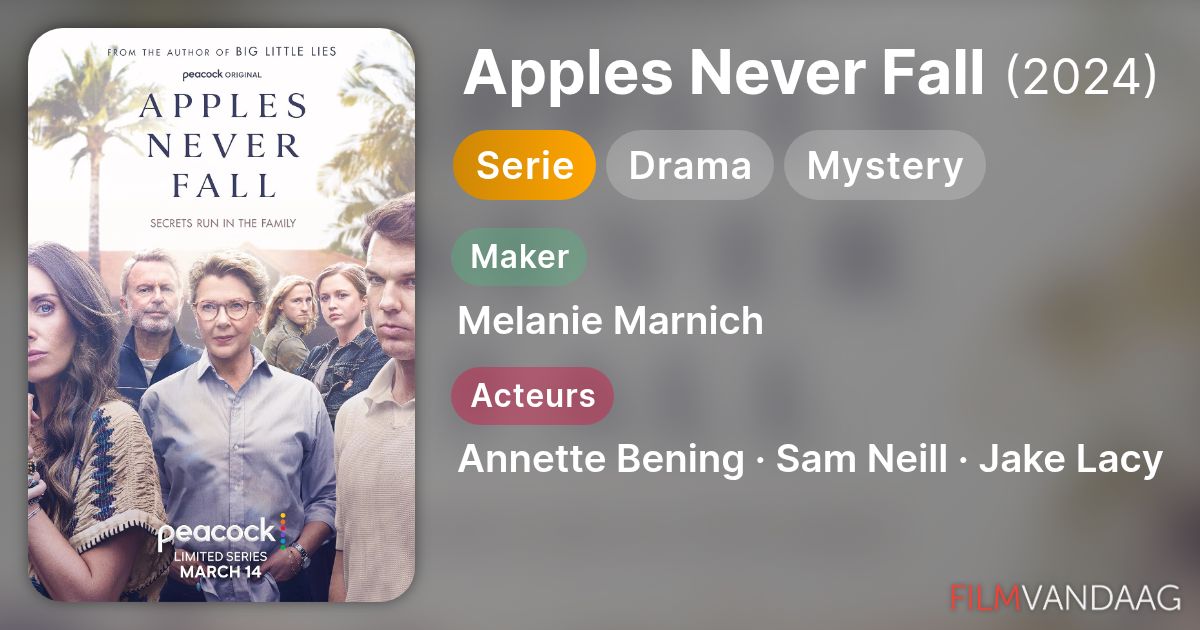 Apples Never Fall (serie, 2024) - FilmVandaag.nl