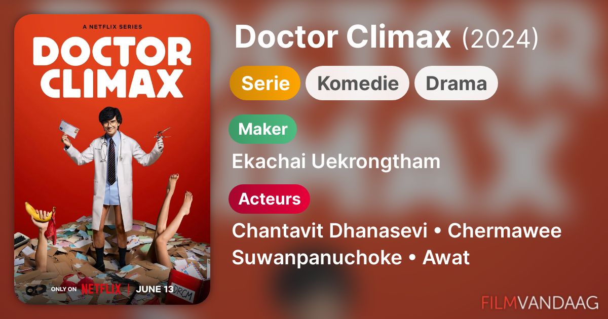 Doctor Climax (serie, 2024) - FilmVandaag.nl